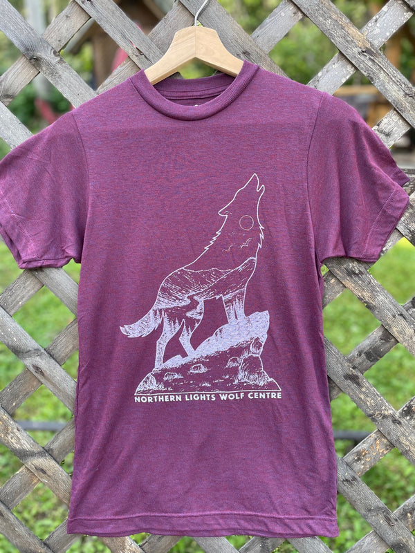 Howling Wolf T-Shirt – Northern Lights Wolf Centre